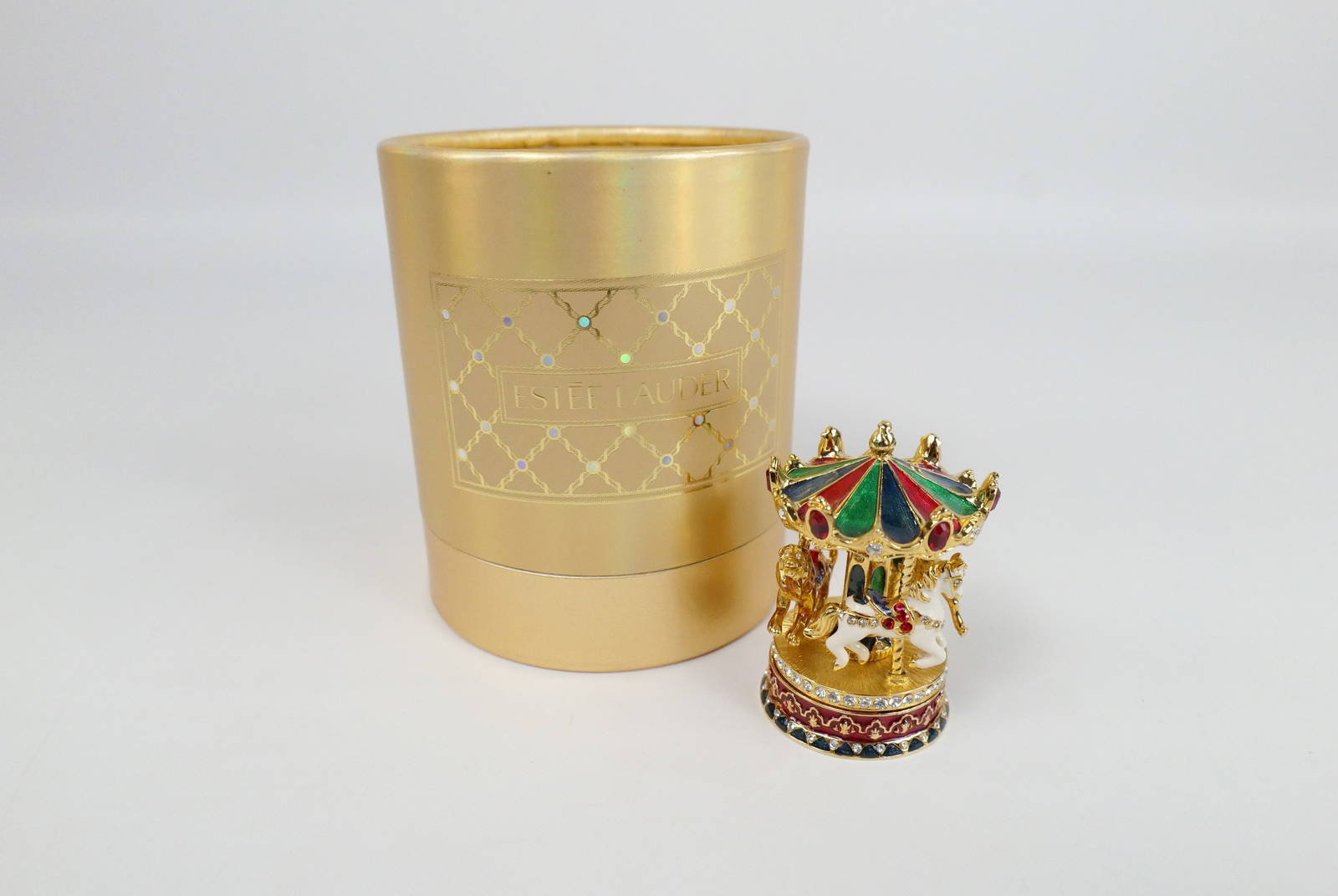 Estee Lauder Carousel Perfume Compact Auction