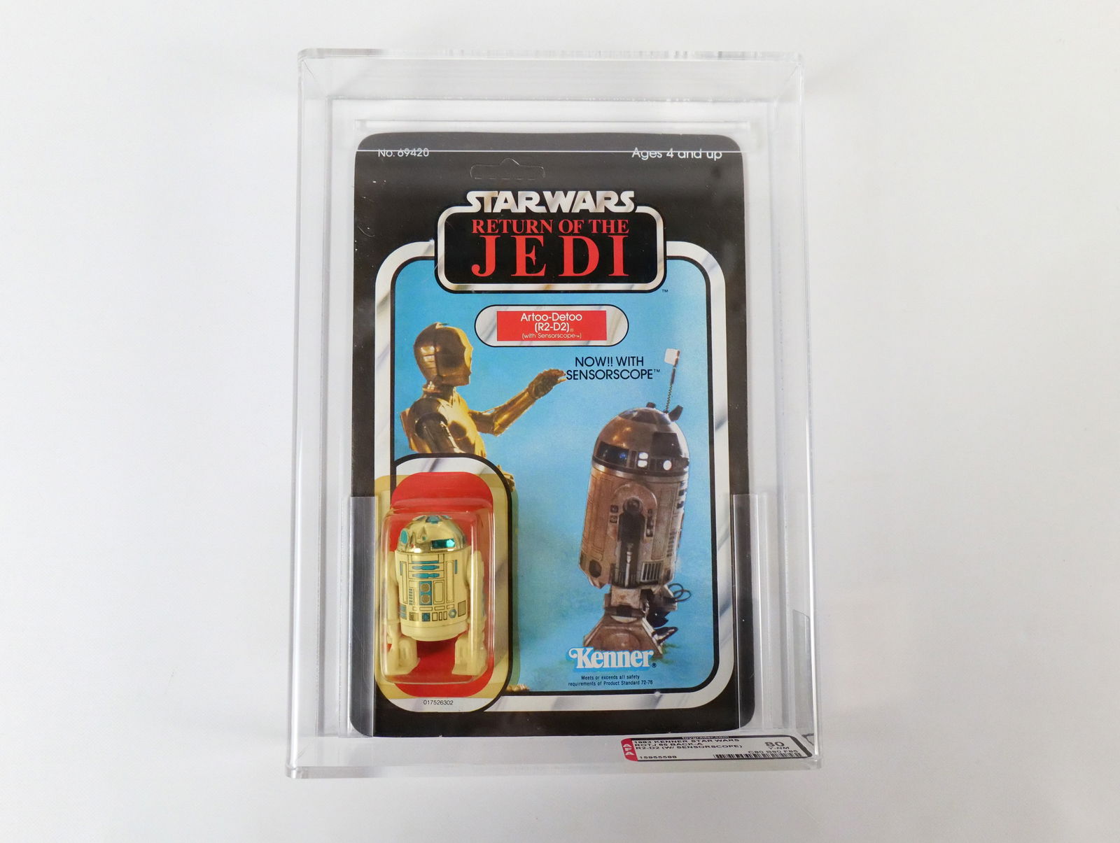 Kenner Star Wars Return Of The Jedi R2-d2 Action Figure - Afa 80 Auction