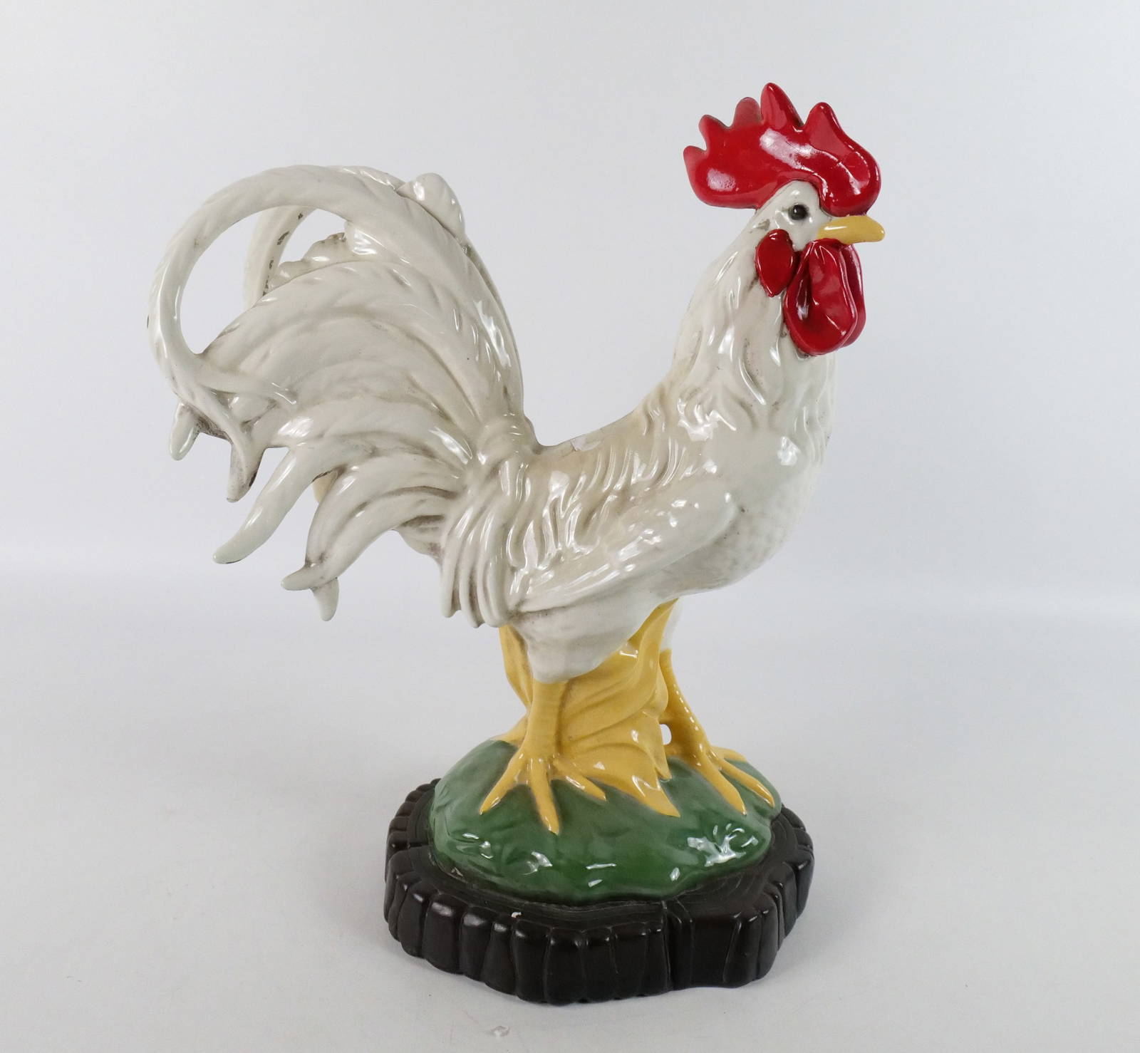 Oversized Porcelain Rooster Auction
