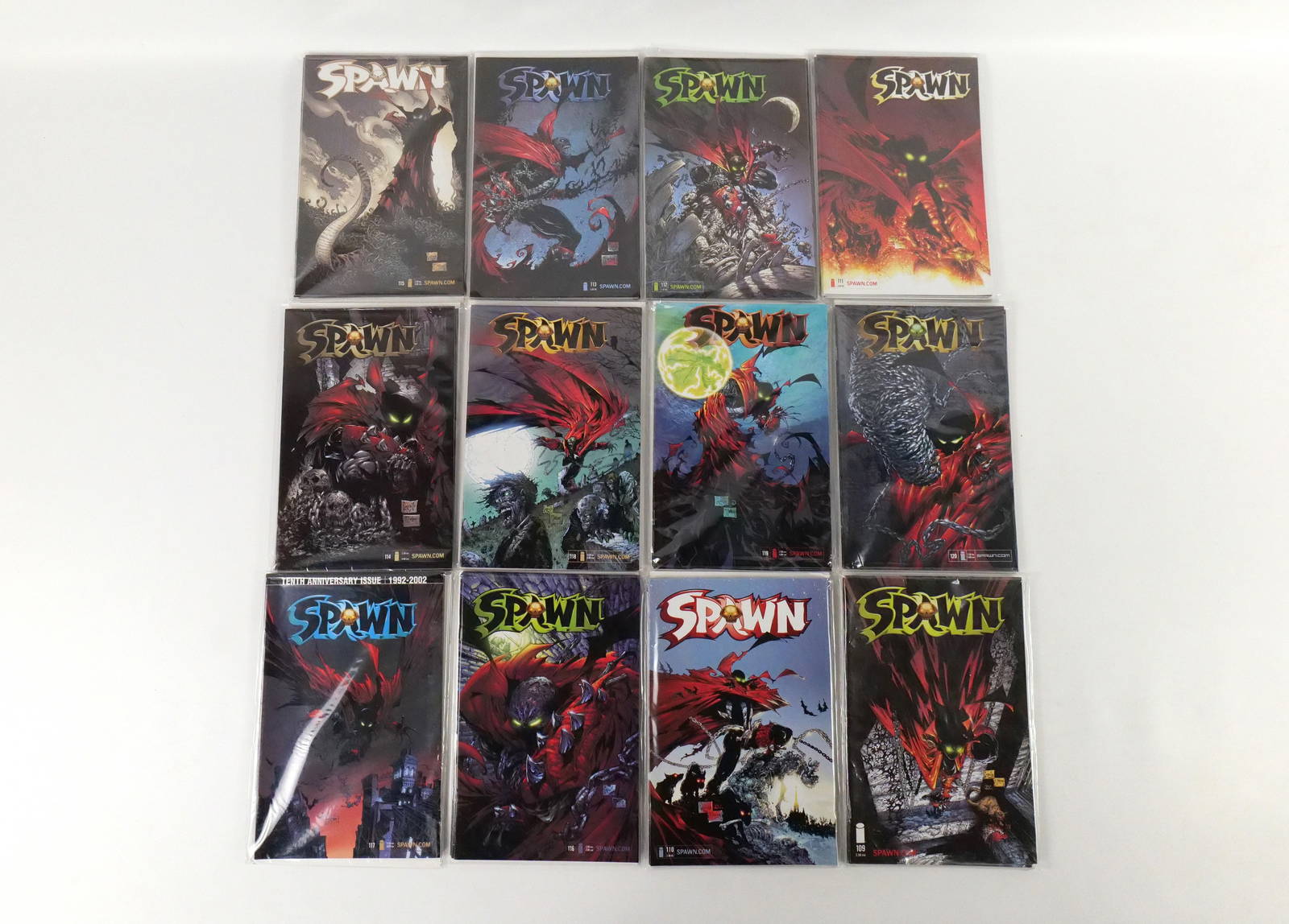 Run Of Spawn Comics - Issues #109-120 Auction