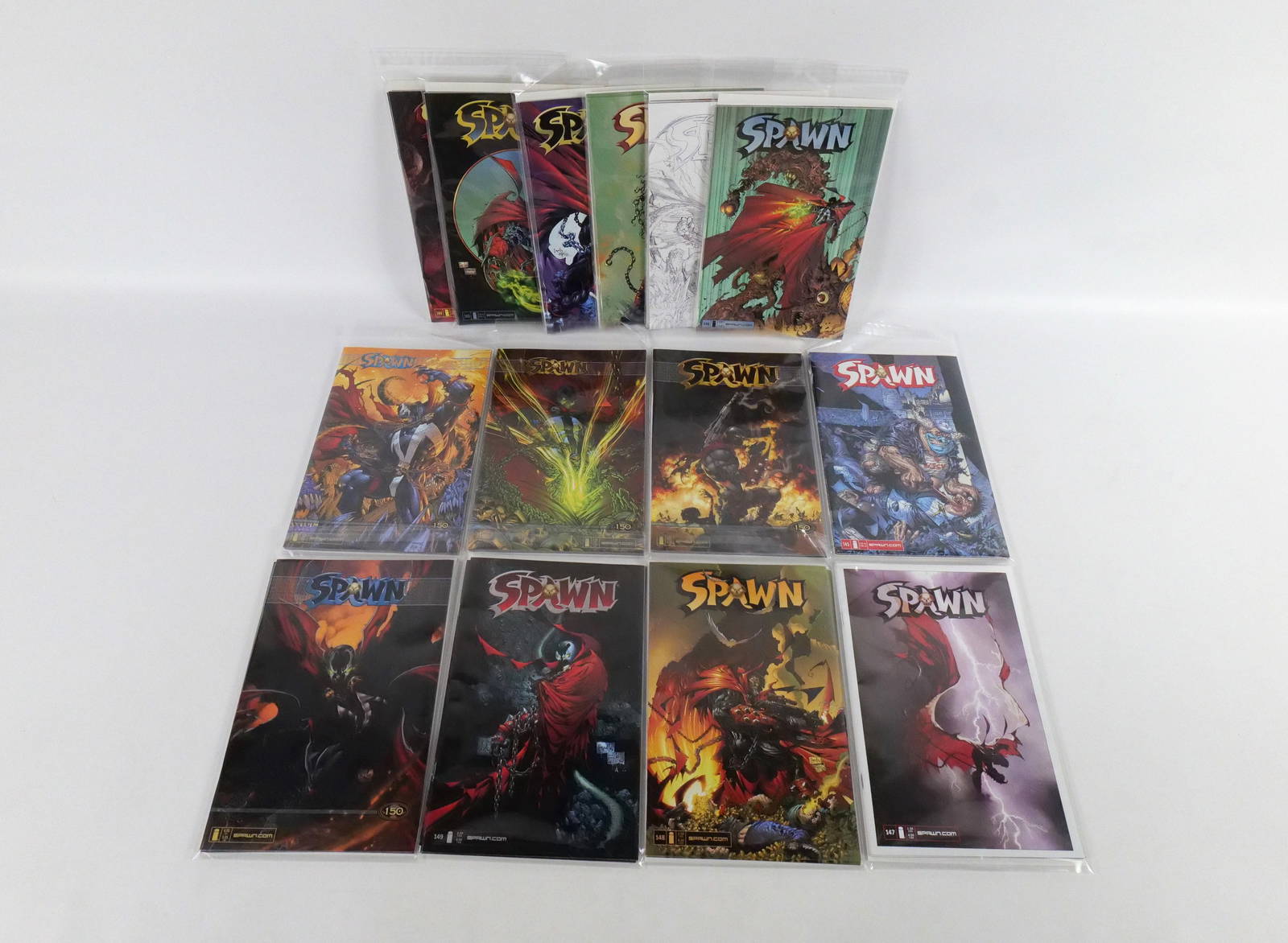 Run Of Spawn Comics - Issues #141-150 Auction