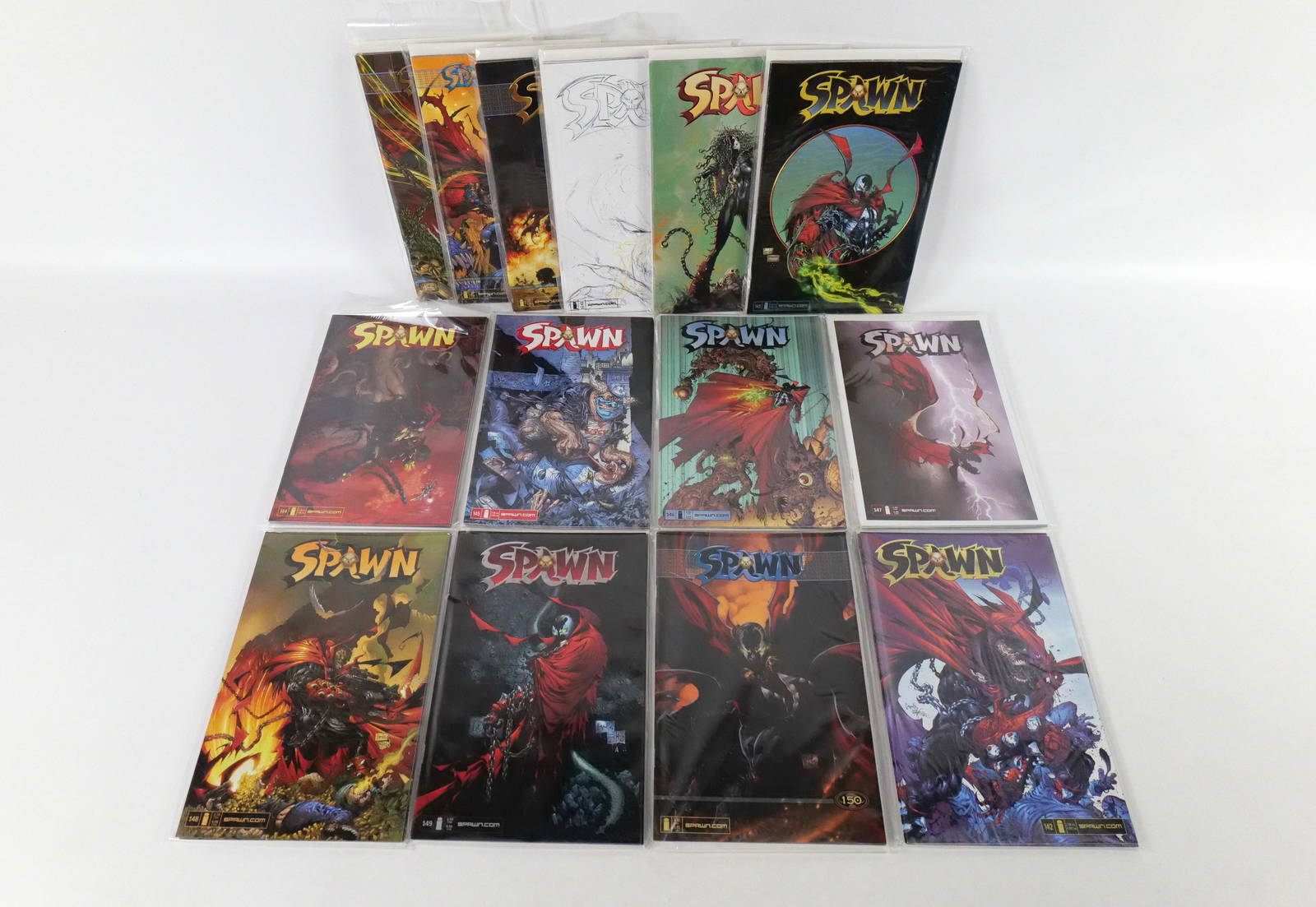 Run Of Spawn Comics - Issues #141-150 Auction