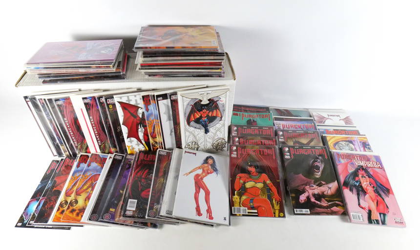 Long Box Of Purgatori Comics