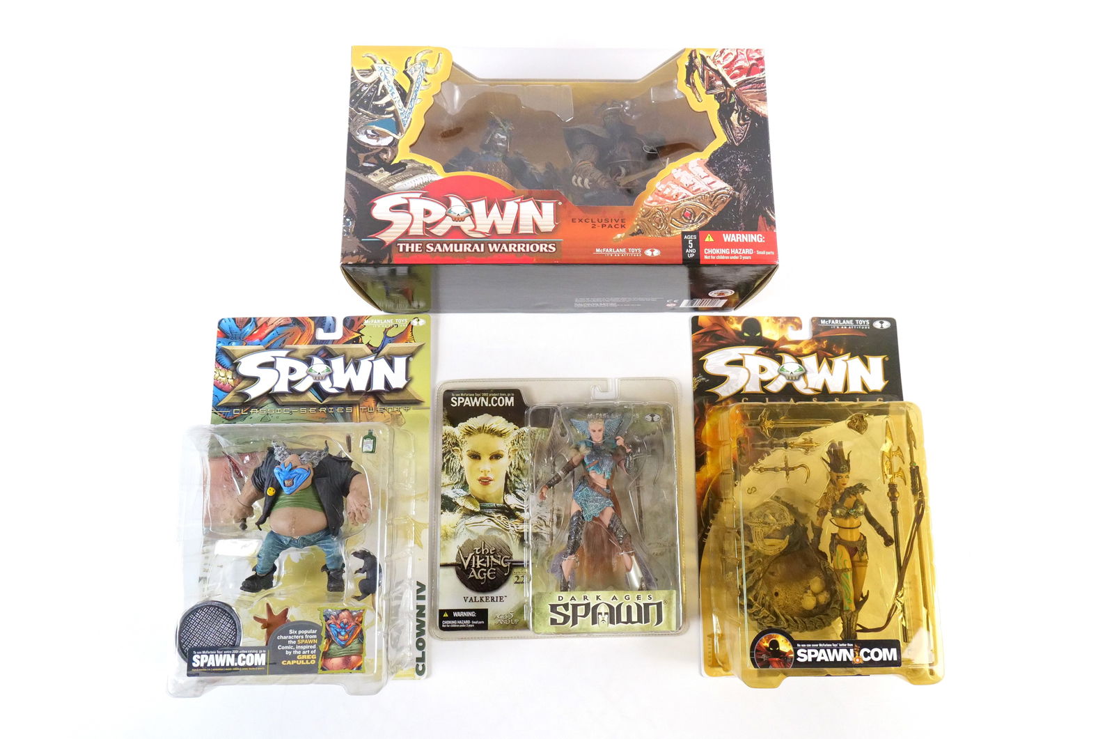 Lot Of 4 Spawn Figures Auction