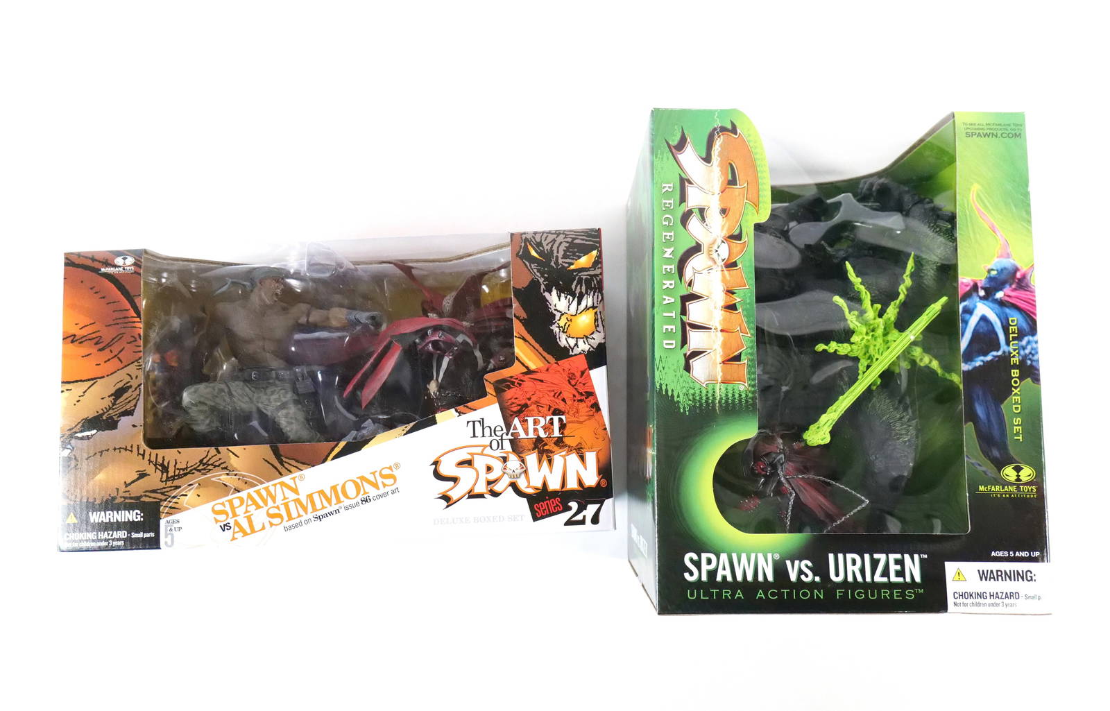 Lot Of 2 Spawn Deluxe Box Sets Auction
