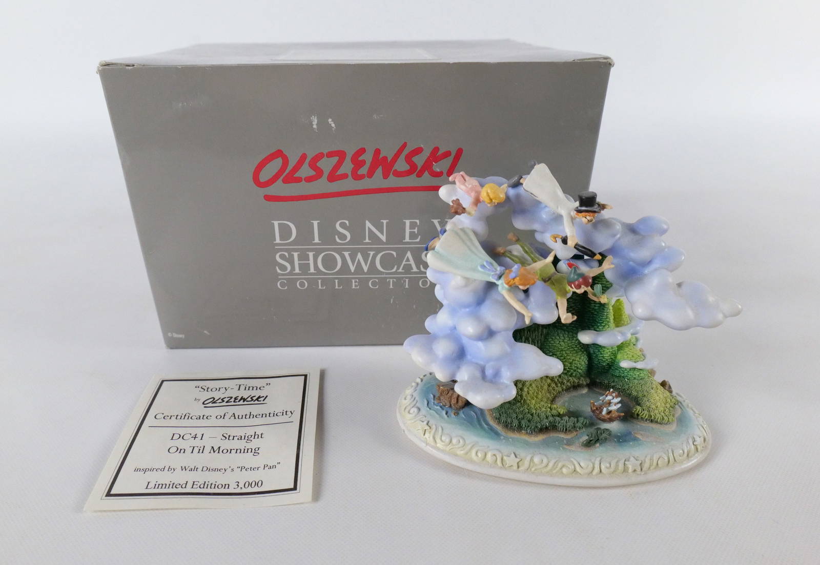 Olszewski "straight On Til Morning" Peter Pan Figurine Auction