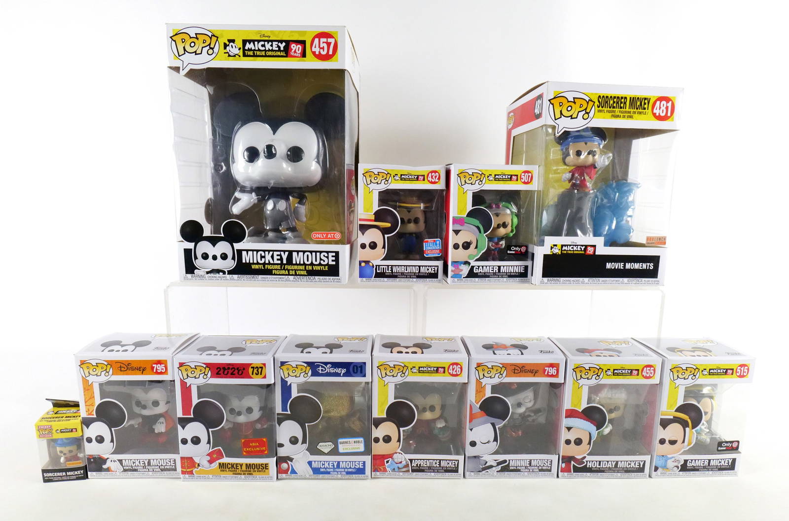 Lot Of Funko Disney Mickey Mouse Pops Auction