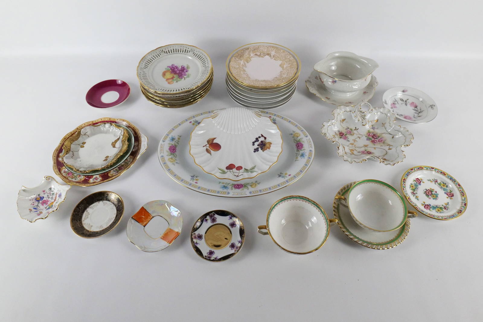 Lot Of Assorted Mixed China Auction