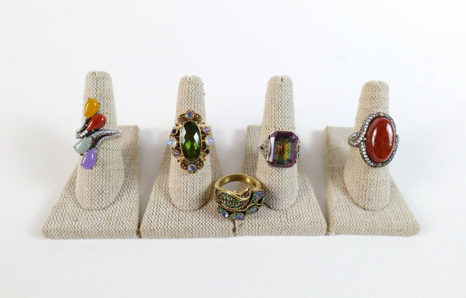5 Costume Rings-nicky Butler And More - Jul 15, 2025 | Bodnar's Auction ...