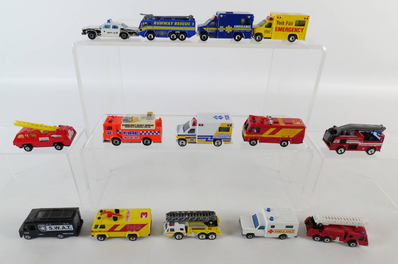 Lot Of Loose Matchbox Rescue Vehicles Auction
