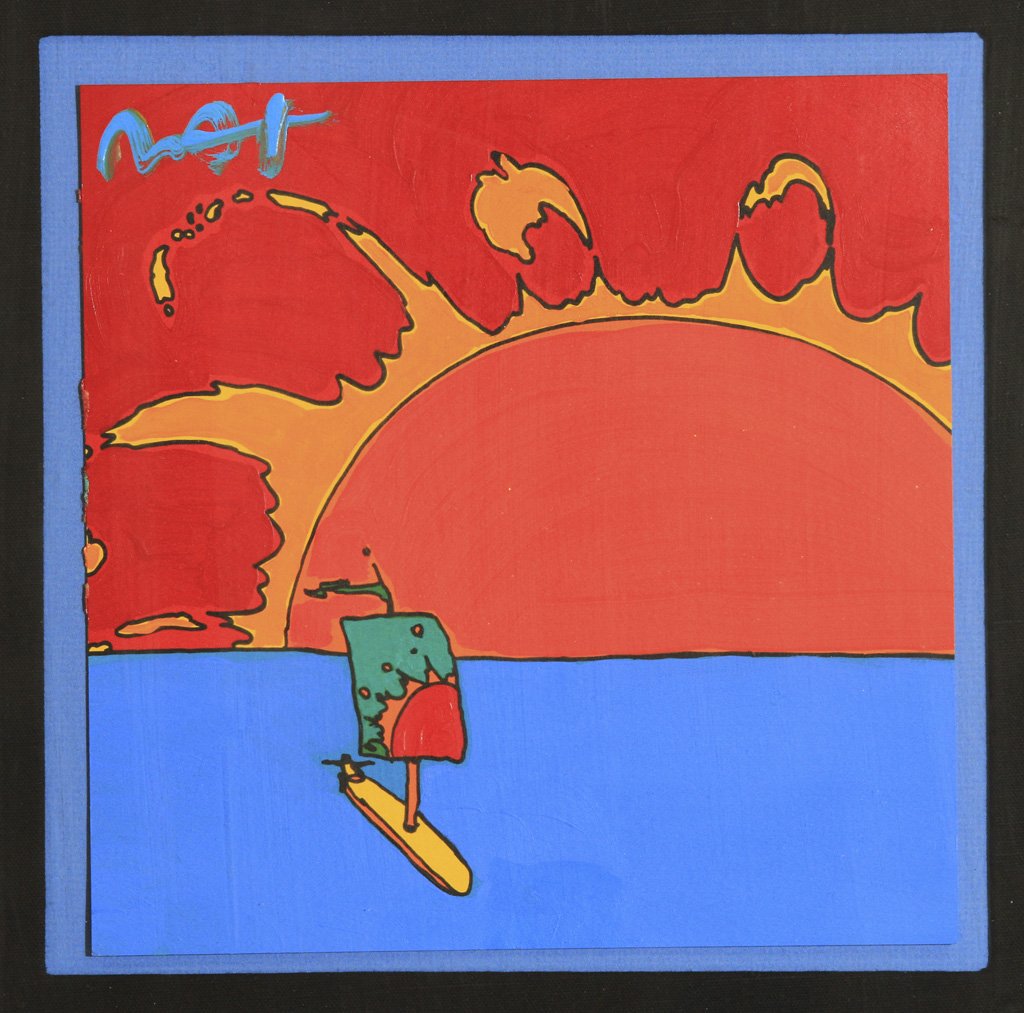 "Sunset Sail" by Peter Max