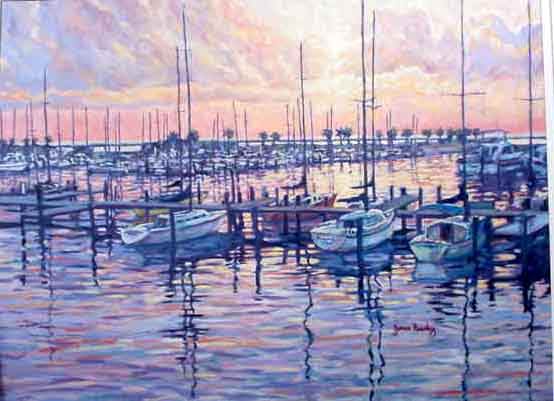 James Busby (texas American, 20th Century); Oil O