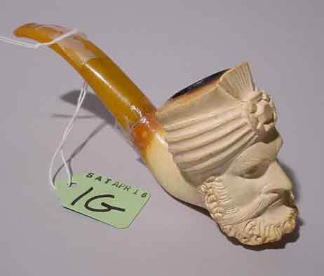 Meersham Pipe, The Carved Bowl Depicting The Head O