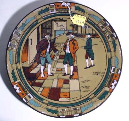 Buffalo Deldare Ware Circular Pottery Plate