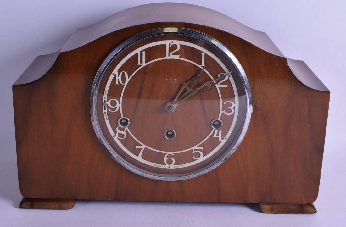 A 1950s Smiths Enfield Mantel Clock With Openwork