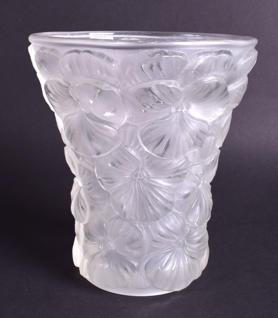 A 1930s Josef Inwald Barolac Glass Vase Decorated With