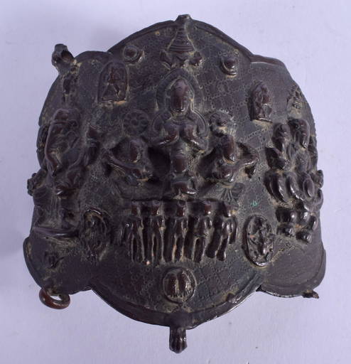 A Very Rare 16th/17th Century Tibetan Bronze Tabij