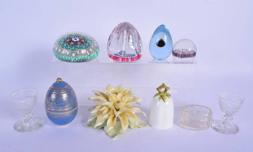 A RARE PAIR OF REGENCY CUT GLASS EGG CUPS together with - Nov 03, 2021 ...