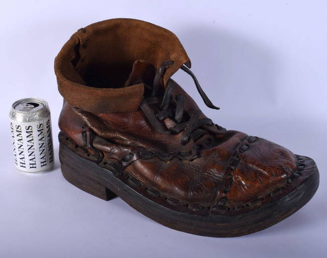 A Rare Large 19th Century European Cobblers Display