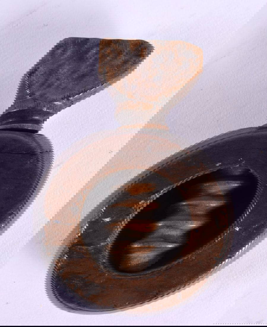 An Antique Thumb Screw Nut Cracker. 7 Cm X 4 Cm. Auction