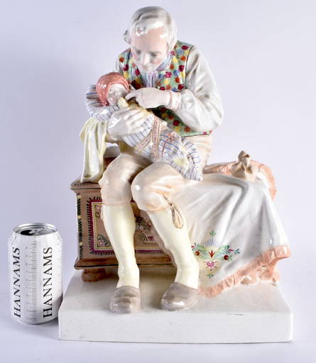 A Very Large Early 20th Century Lenci Style Continental Pottery Figural ...