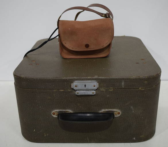 A Cased Vintage Remington Miracle Tab Portable Typewriter Together With ...