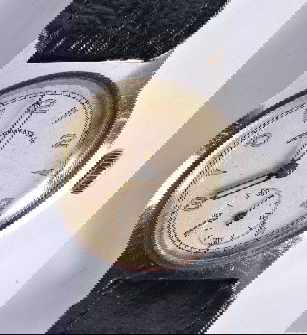 A West End Watch Company Watch With Leather Strap. 3.1cm Incl Crown ...