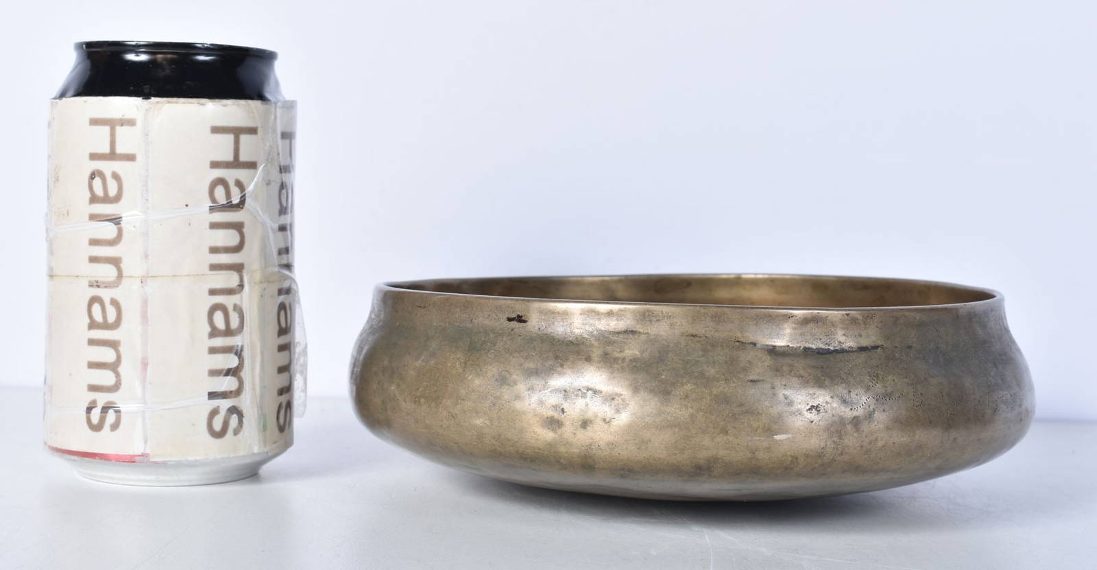 Antique Himalayan Shaman Divination Singing Bowl Bearing Dot Punched ...