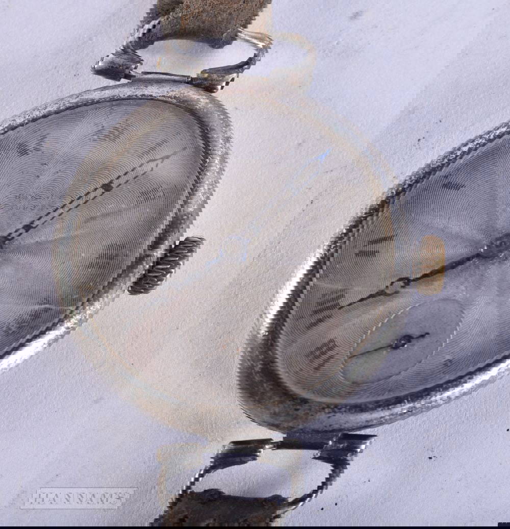 Rolex 925 Silver Trench Watch Hand-wind Spares & Repairs. 3.5 Cm Wide ...