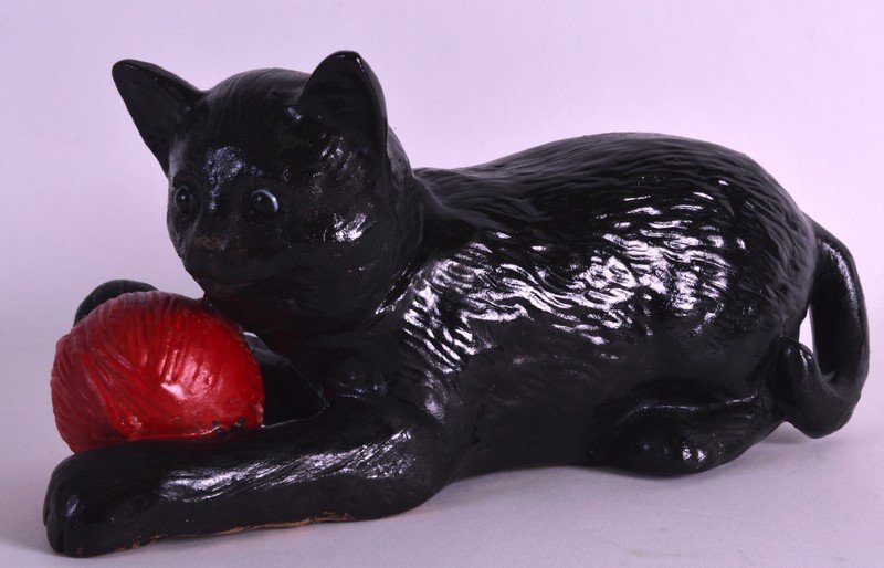 An Early 20th Century Bretby Pottery Model Of A Cat