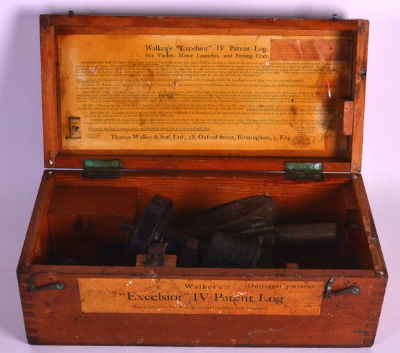 A Boxed Walkers Excelsior Iv Patent Log For Yachts,