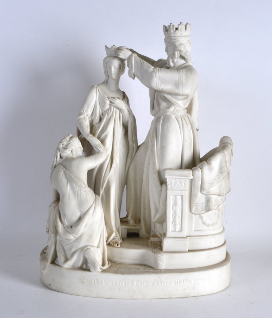 A LARGE 19TH CENTURY PARIAN WARE FIGURE 'AND THE KING - Jul 14, 2016 ...