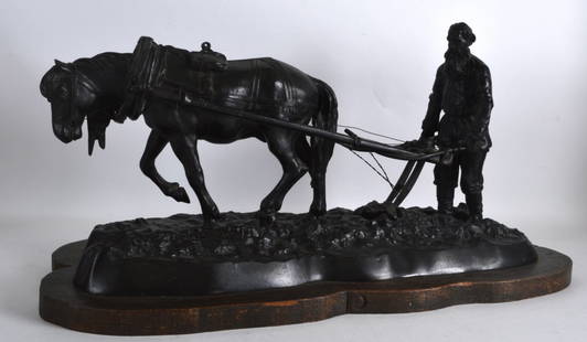 Russian Cast Iron Figure