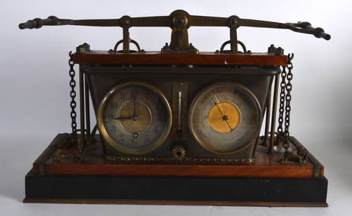 A 19th Century French Industrial Beam Clock For Restoration