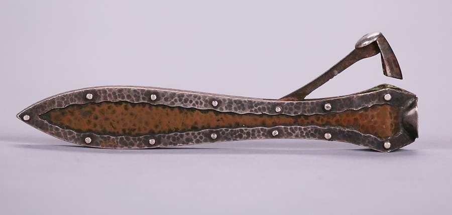 Joseph Heinrichs Hammered Copper & Silver Cutter