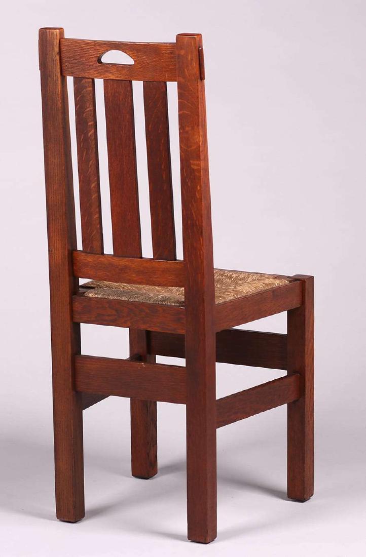 Limbert Side Chair Rush Seat c1905