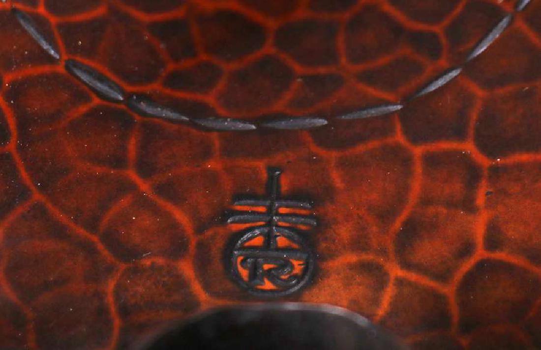 Pair Roycroft Hammered Copper Candle Sconces