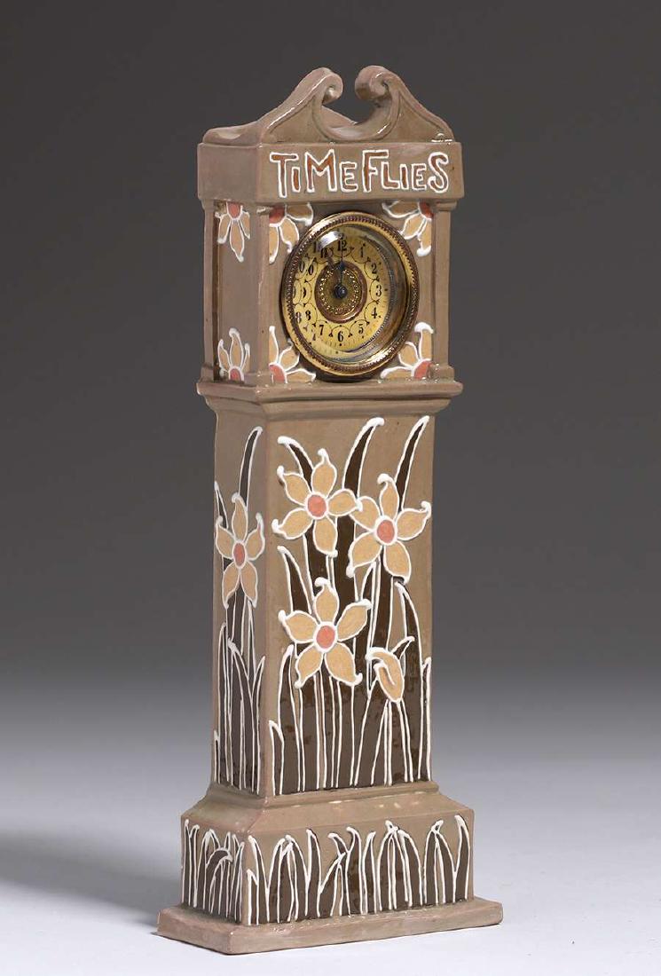 Frederick Rhead For Foley Pottery Mantle Clock
