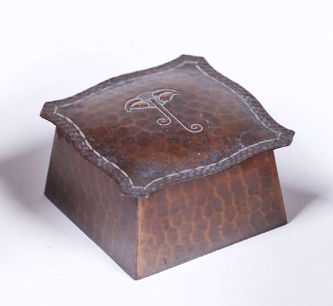 Roycroft Hammered Copper Square Inkwell - Sep 29, 2018 | California ...