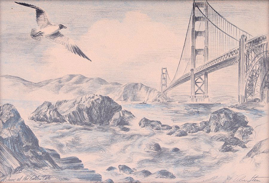Alec Stern Litho "Ashore at the Golden Gate" - Sep 28, 2019 ...