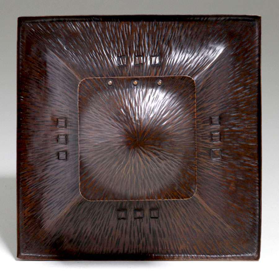 Arts & Crafts Hammered Copper Large Square Inkwell - Mar 21, 2020 ...