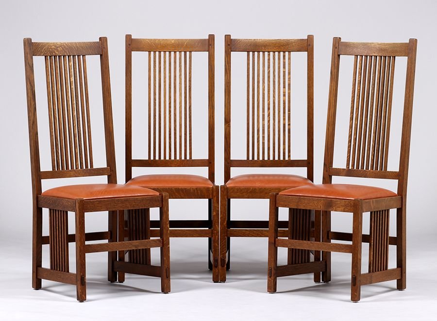 4 Contemporary Warren Hile Stickley Spindled Chairs - Mar 21, 2020 ...