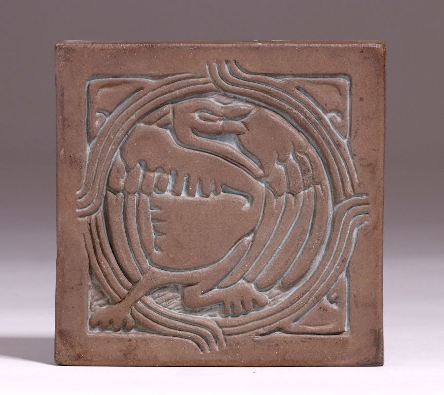 Batchelder Los Angeles Flamingo Tile C1920s
