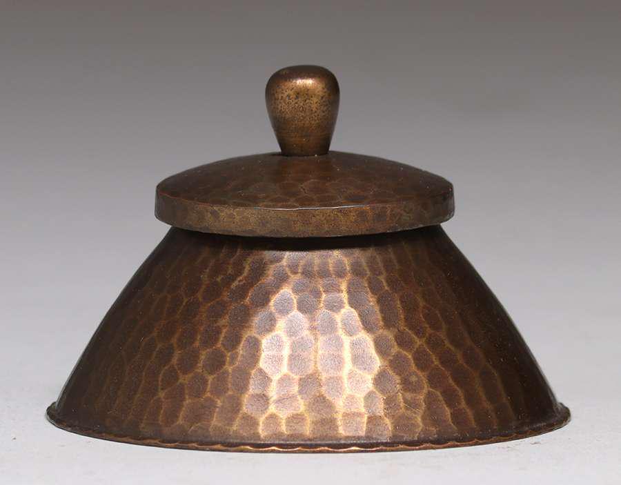 Roycroft Hammered Copper Square Inkwell - Sep 29, 2018 | California ...