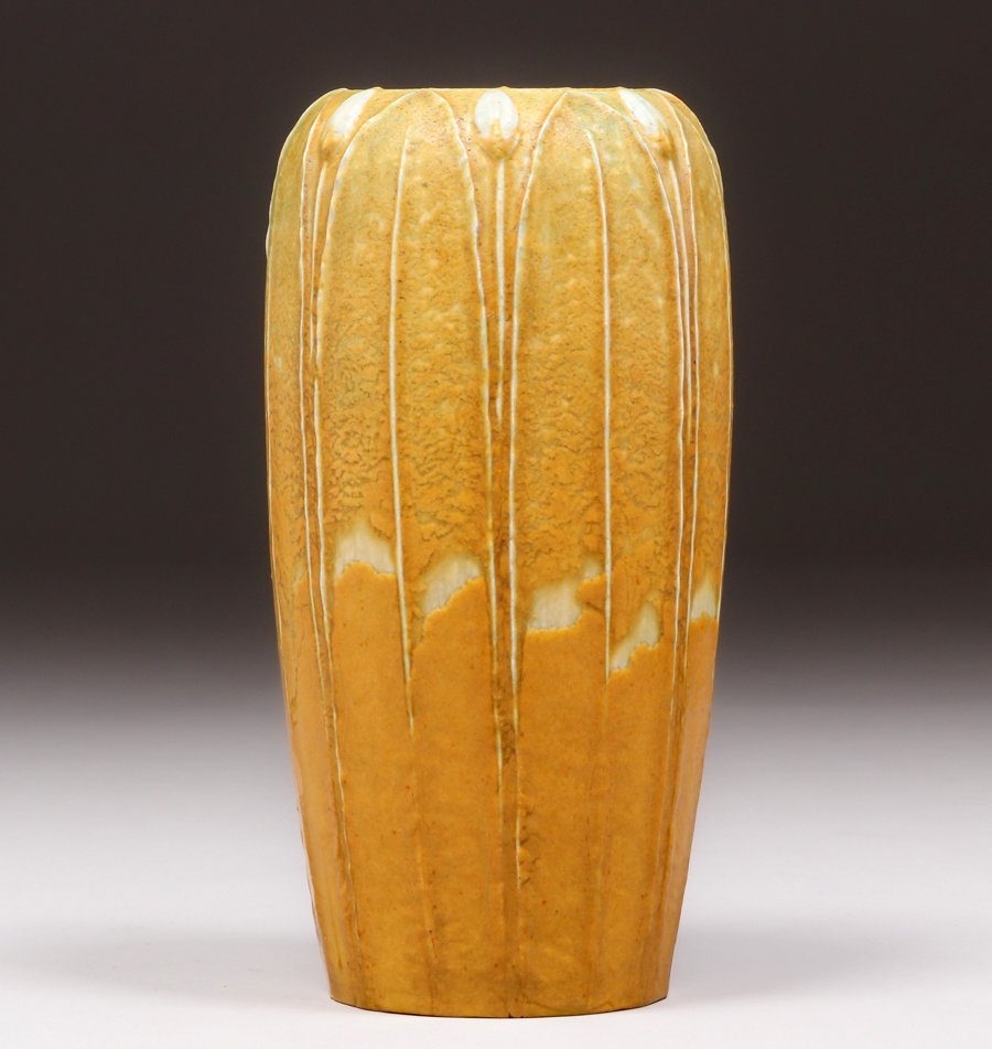 Grueby Pottery Matte Ochre Two-Color Vase c1905 - Sep 26, 2020 ...