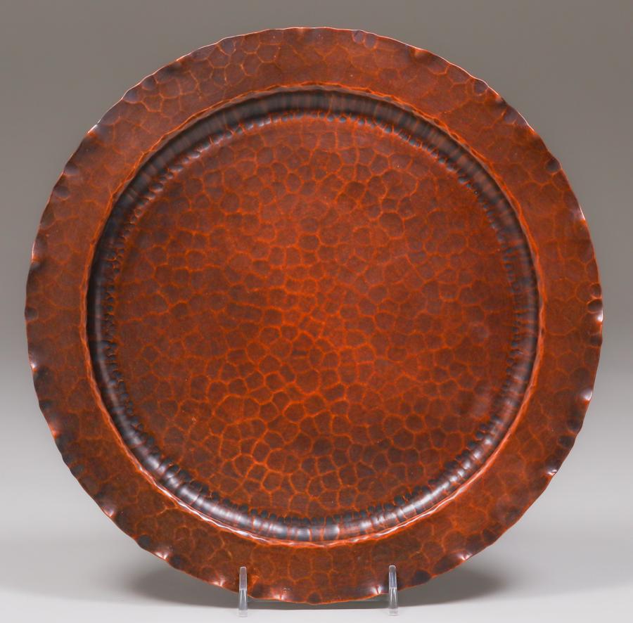 Arthur Cole Avon Coppersmith Hammered Copper Tray