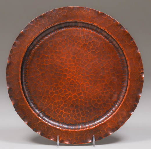 Arthur Cole Avon Coppersmith Hammered Copper Tray