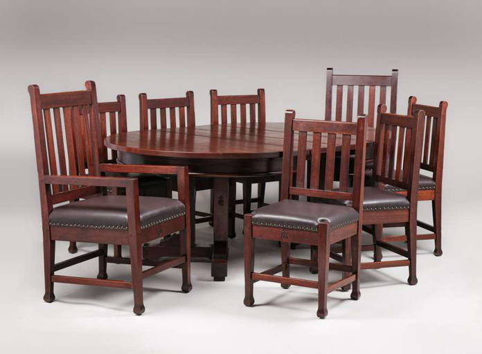 Roycroft Mahogany Dining Table & 8 Chairs c1905 - Dec 11, 2021 ...