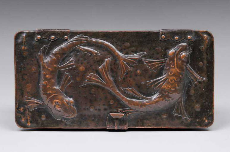 Newlyn Hammered Copper Double Fish Box c1900 - Dec 11, 2021 ...