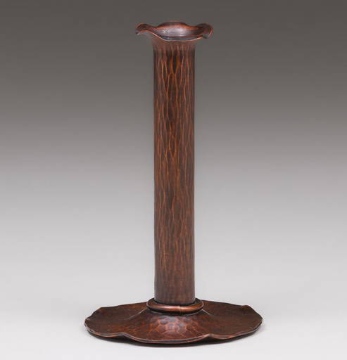 Avon Coppersmith Arthur Cole Hammered Copper Stem Vase c1930s (#0456 ...